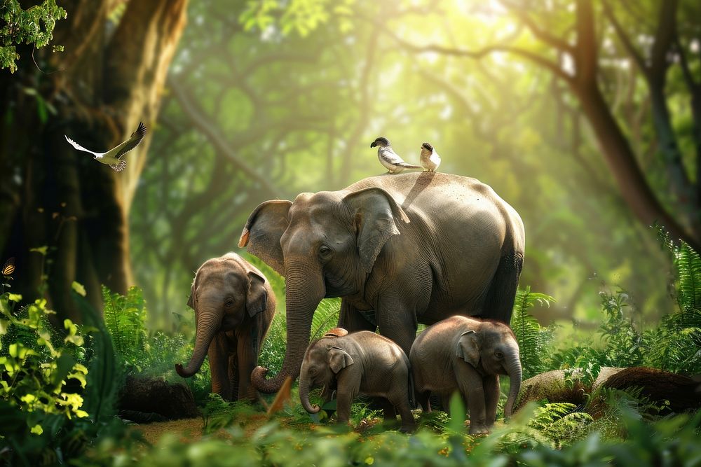 Group wild animals wildlife nature | Free Photo - rawpixel