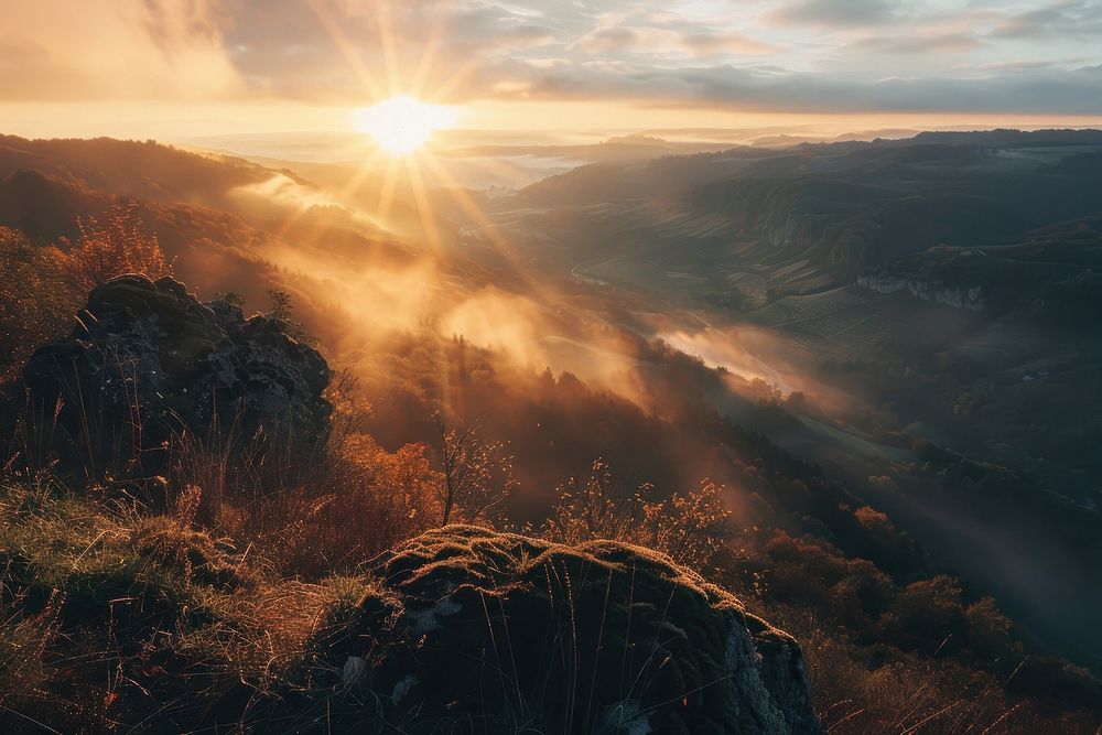 Sunrise view landscape light vegetation. | Premium Photo - rawpixel