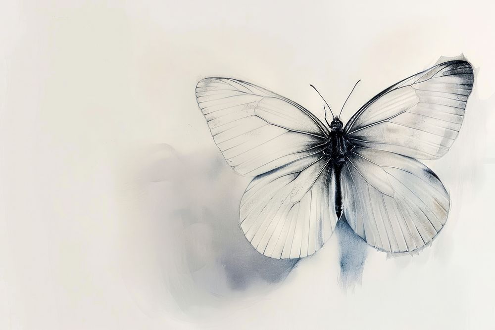 Butterfly invertebrate illustrated drawing. | Free Photo Illustration ...