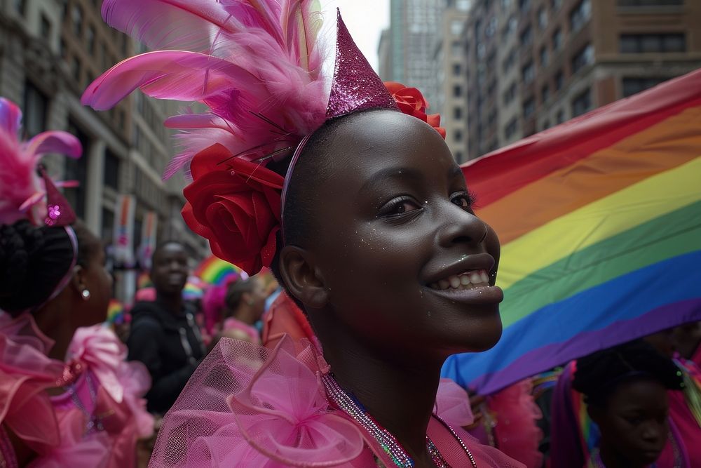 Black people celebrating pride parade | Free Photo - rawpixel