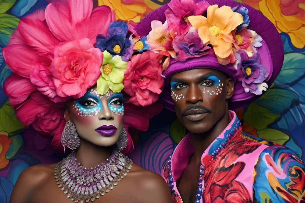 Portrait black drag people happy | Free Photo - rawpixel
