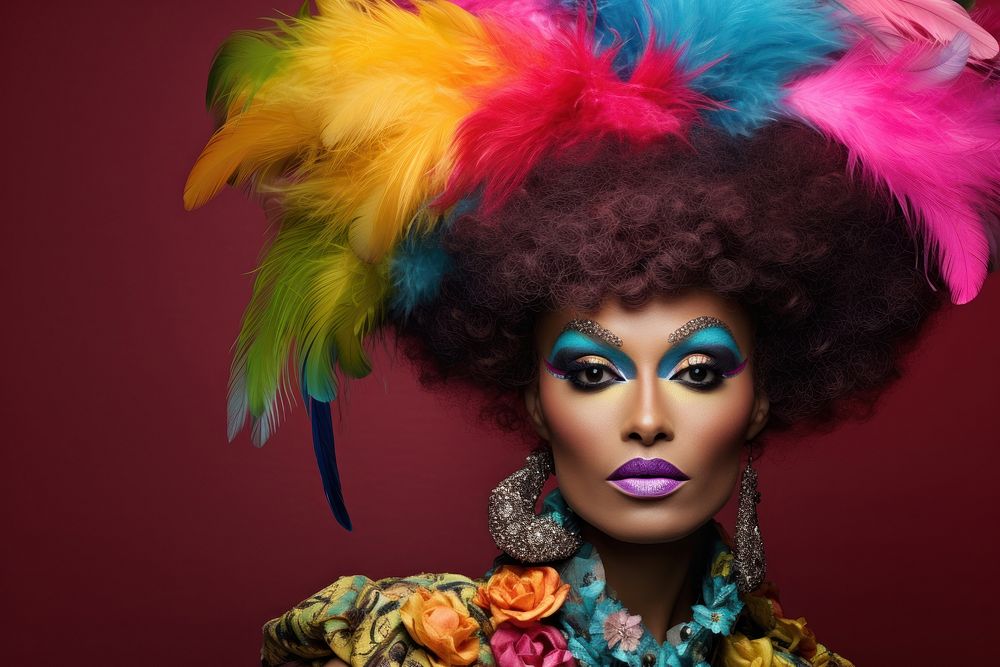Portrait black drag people happy | Free Photo - rawpixel
