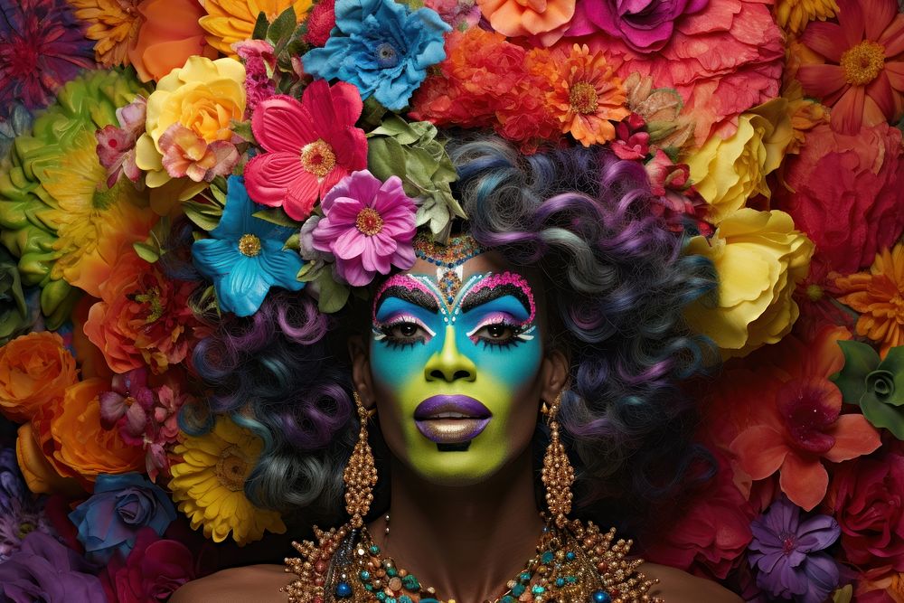Portrait black drag people happy | Free Photo - rawpixel