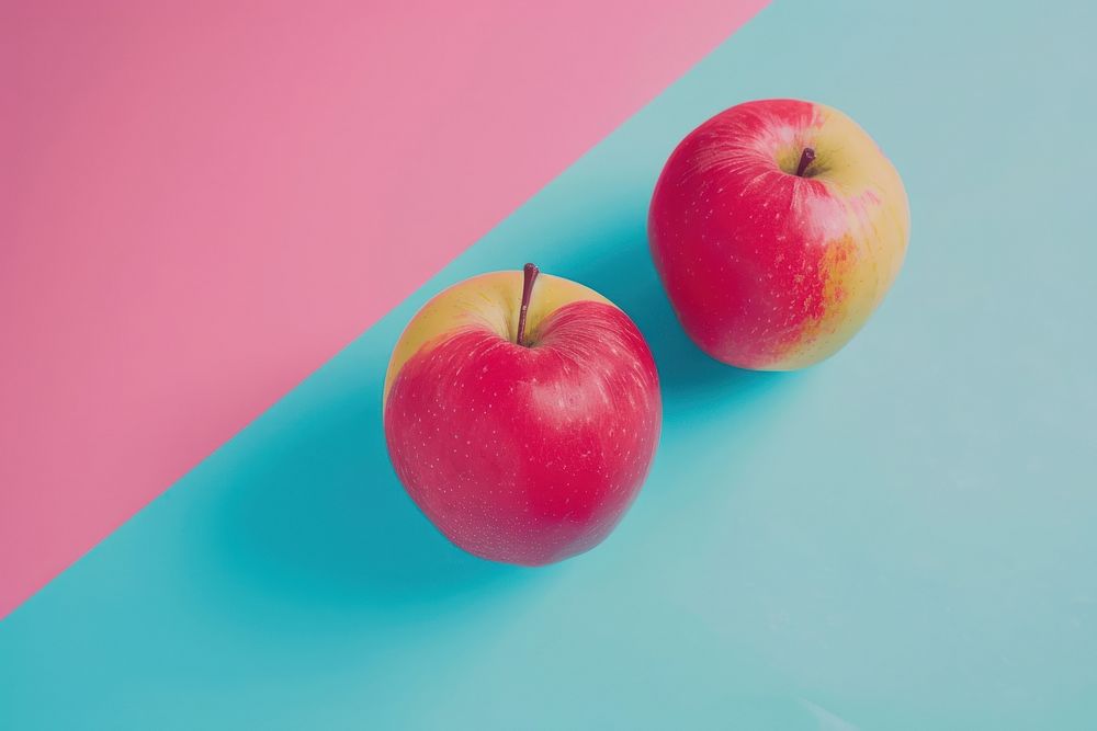 Retro collage apple produce fruit | Free Photo Illustration - rawpixel