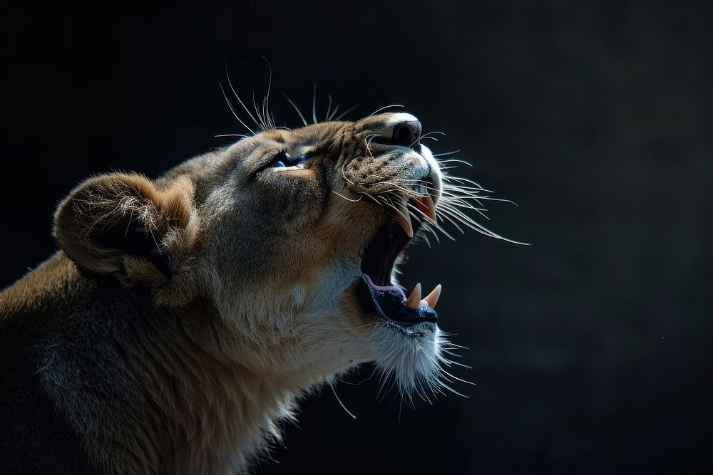 Lion shouting lion wildlife panther. | Free Photo - rawpixel