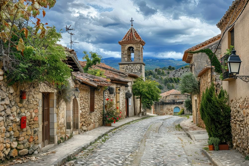 Spain countryside outdoors alleyway. | Free Photo - rawpixel