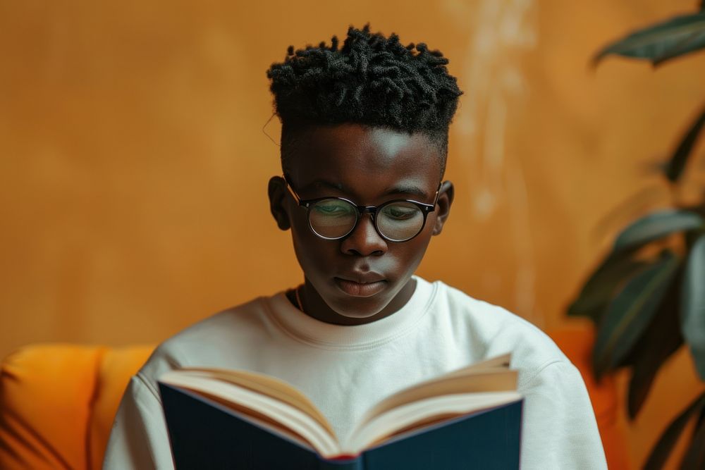 Black boy Students reading book | Free Photo - rawpixel