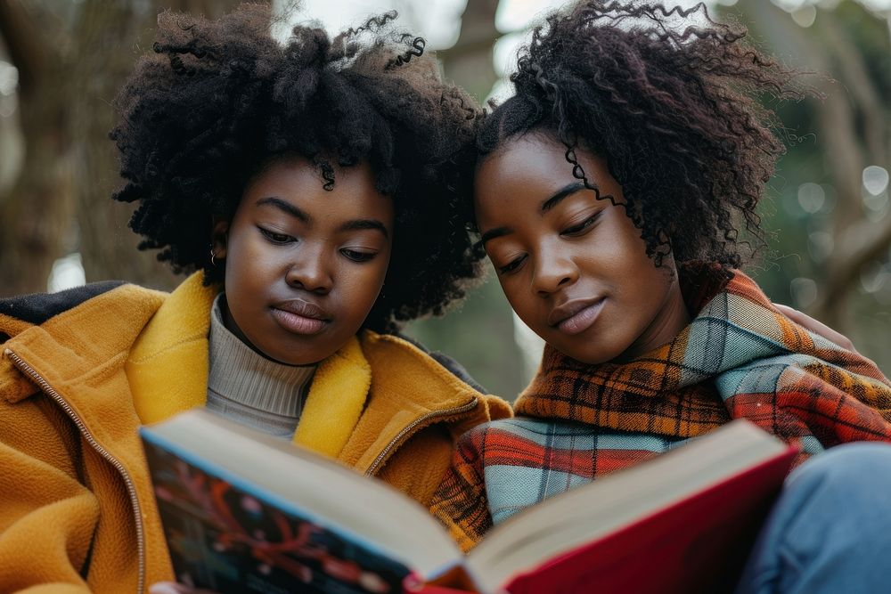 Black Students reading person human. | Free Photo - rawpixel