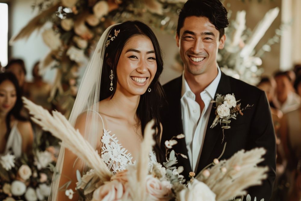 Southeast Asian couple wedding ceremony | Free Photo - rawpixel