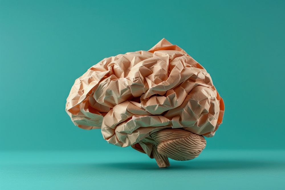 Brain style crumpled paper invertebrate | Free Photo - rawpixel