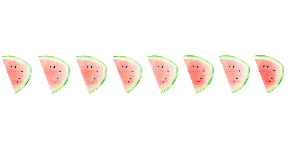 Watermelons as divider watercolor produce | Free Photo Illustration ...
