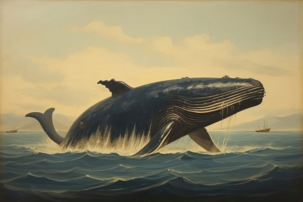 Whale whale transportation vehicle. | Free Photo Illustration - rawpixel