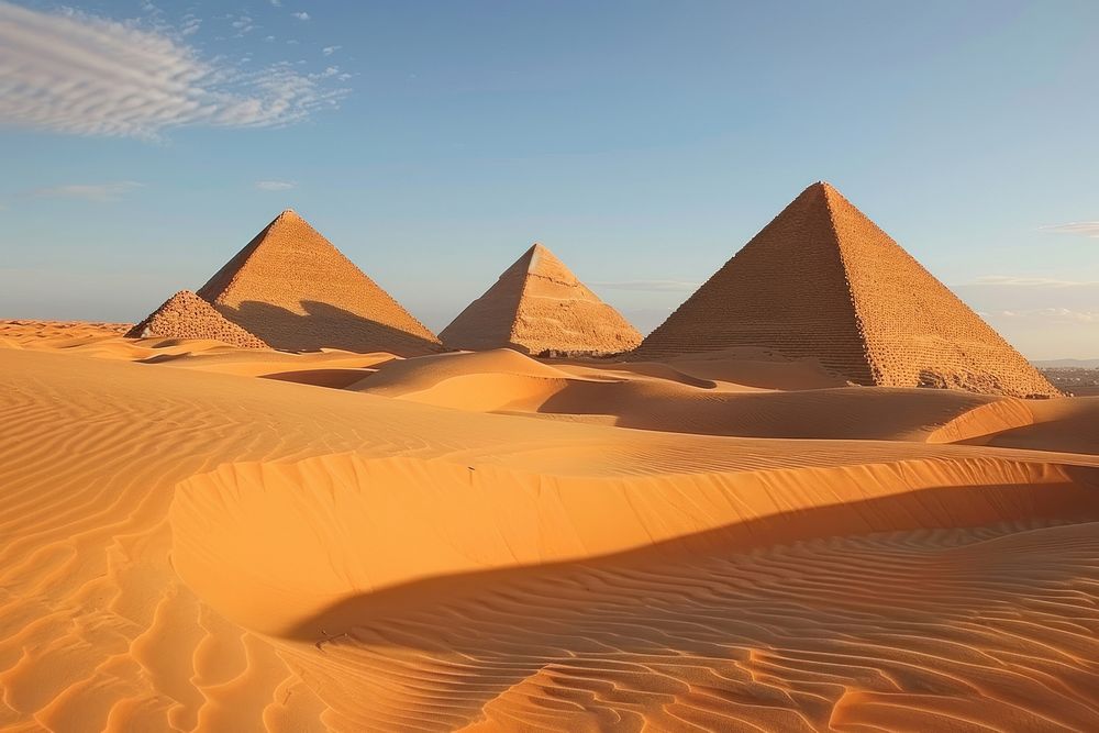 The Pyramids pyramid architecture furniture | Free Photo - rawpixel