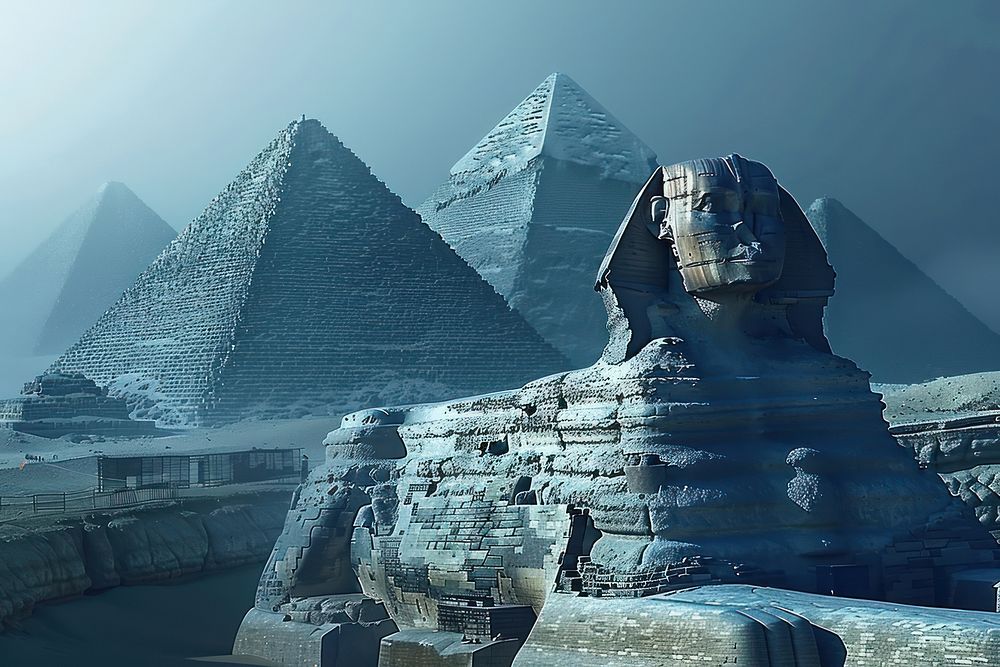 The Pyramids pyramid architecture landmark. | Free Photo - rawpixel