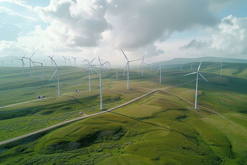 Wind farm or wind park | Free Photo - rawpixel