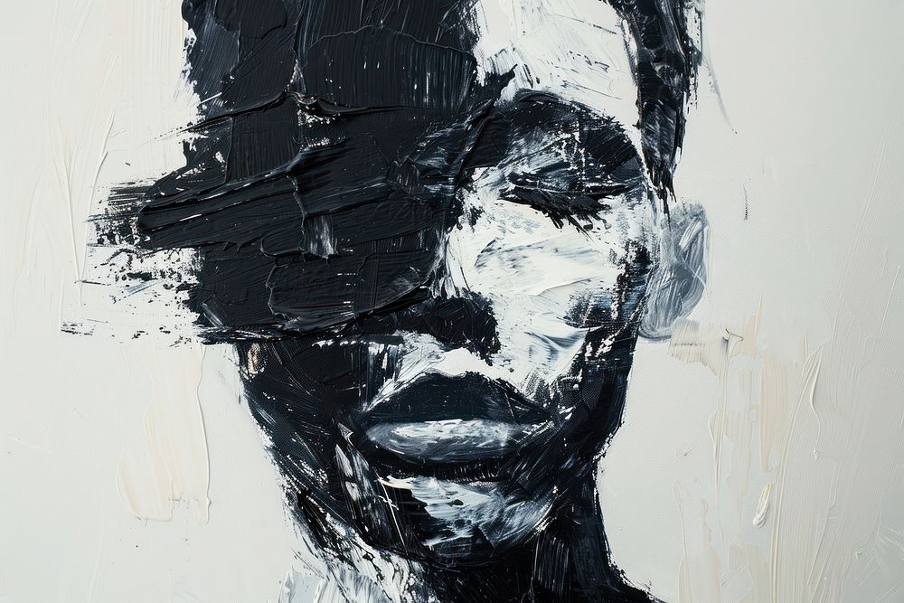 Psychopath painting person art. | Free Photo Illustration - rawpixel