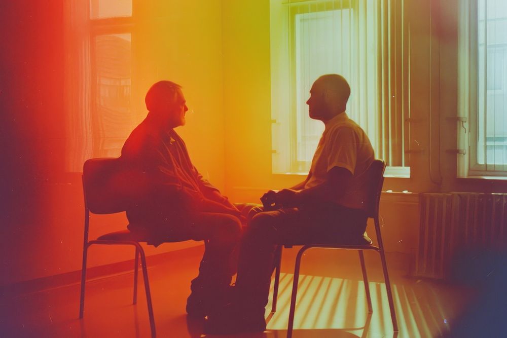 Psychopath conversation furniture interview. | Free Photo - rawpixel