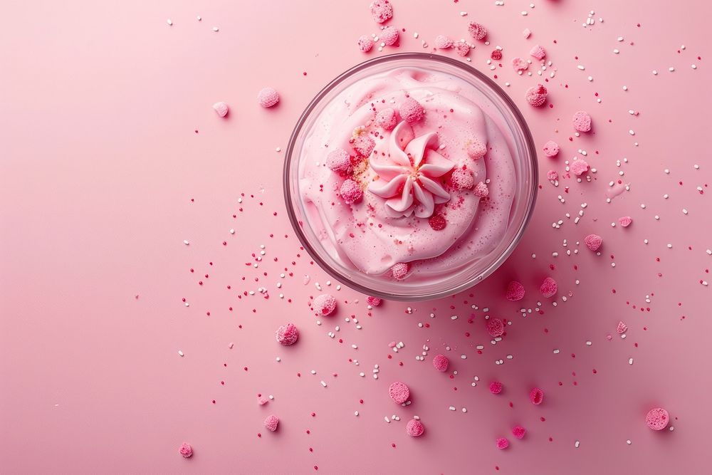 Milkshake dessert mousse cream. | Free Photo - rawpixel