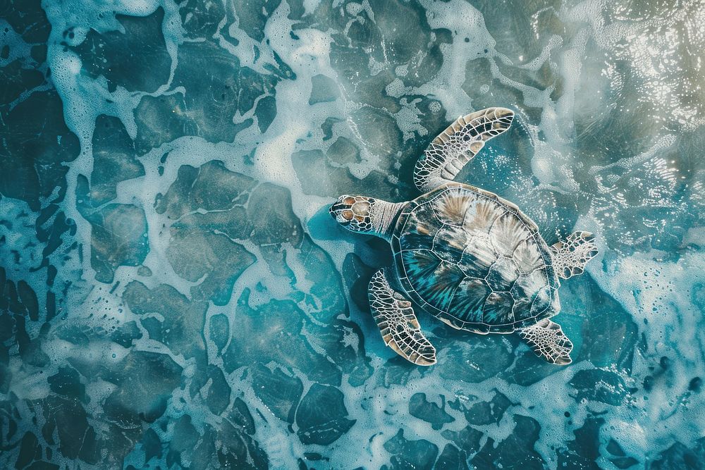 Sea turtle ocean tortoise outdoors. | Free Photo - rawpixel