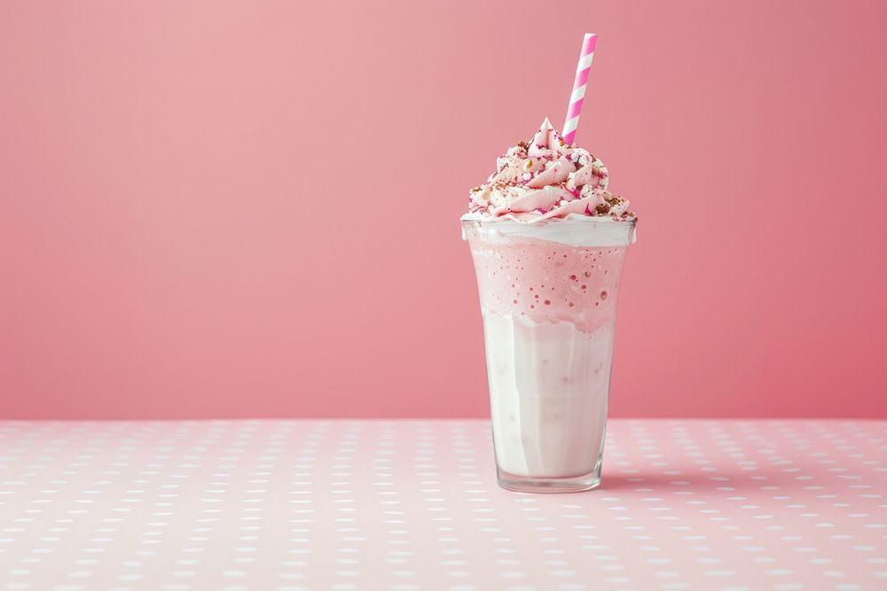 Milkshake beverage smoothie dessert. | Free Photo - rawpixel