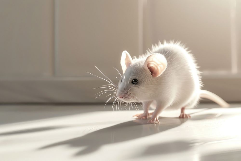 White mouse electronics hardware animal. | Free Photo - rawpixel