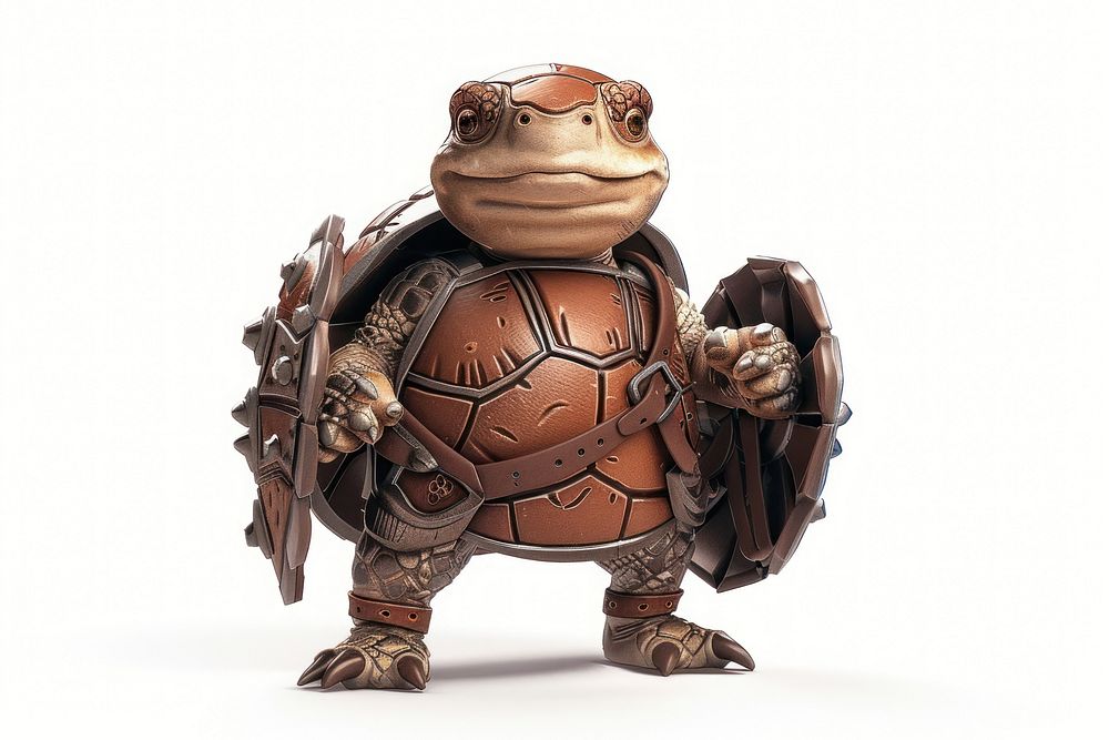 Turtle warrior figurine wildlife reptile. | Free Photo Illustration ...