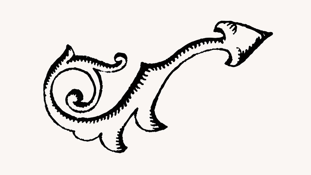 Classic ornament medieval ornament illustration | Free Photo ...