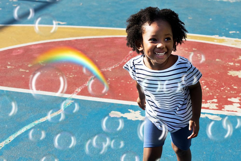 Cheerful young African kid | Free Photo - rawpixel