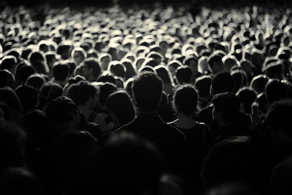 Crowd rear audience concert person. | Free Photo - rawpixel