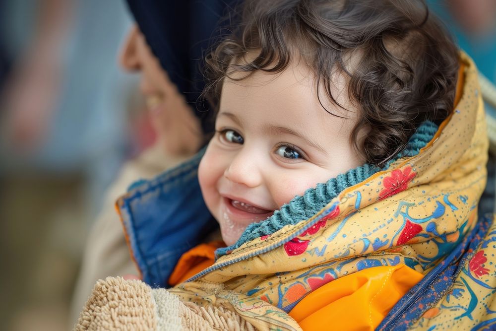 Refugee baby child naive smiling | Free Photo - rawpixel