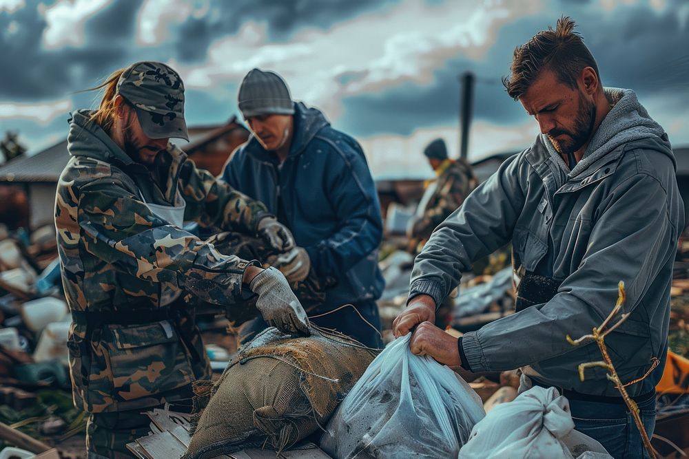 Together tornado relief clothing apparel | Free Photo - rawpixel