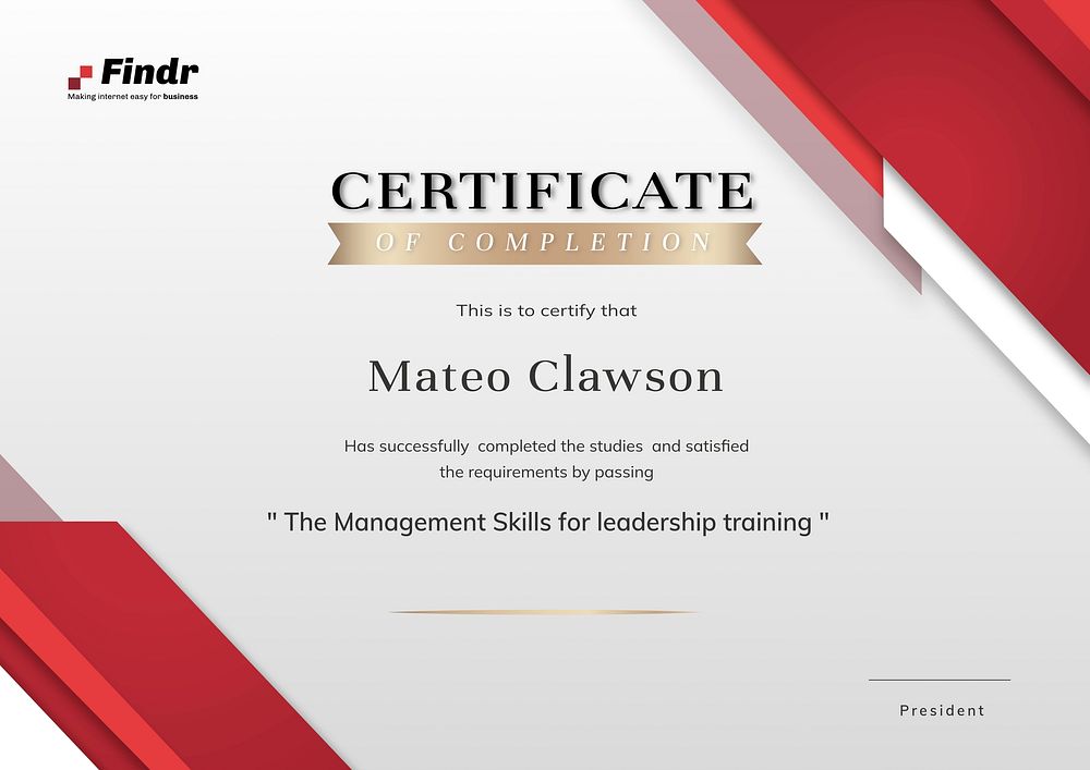 Editable training certificate template, modern | Premium Photo - rawpixel