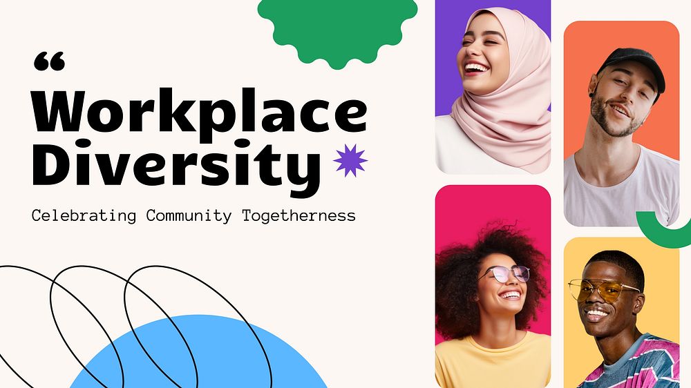 Workplace diversity presentation template | Free Photo - rawpixel