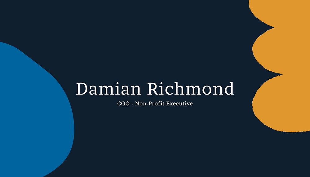 COO business card template, two | Free Photo - rawpixel