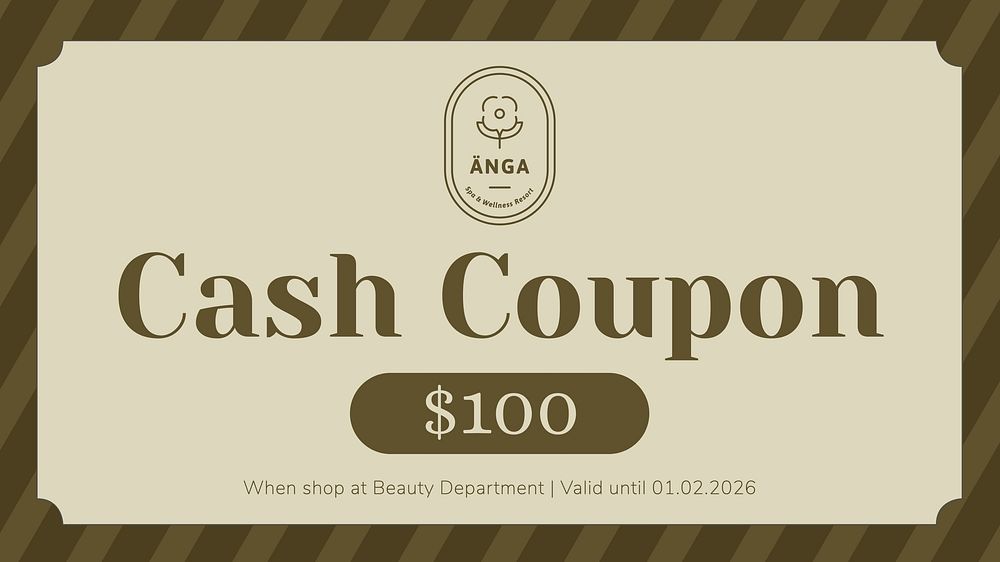 Cash coupon template | Free Photo - rawpixel