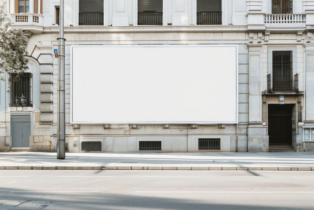 White billboard mockup white board. | Free Photo - rawpixel