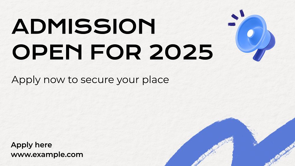 Admission open blog banner template | Free Photo - rawpixel