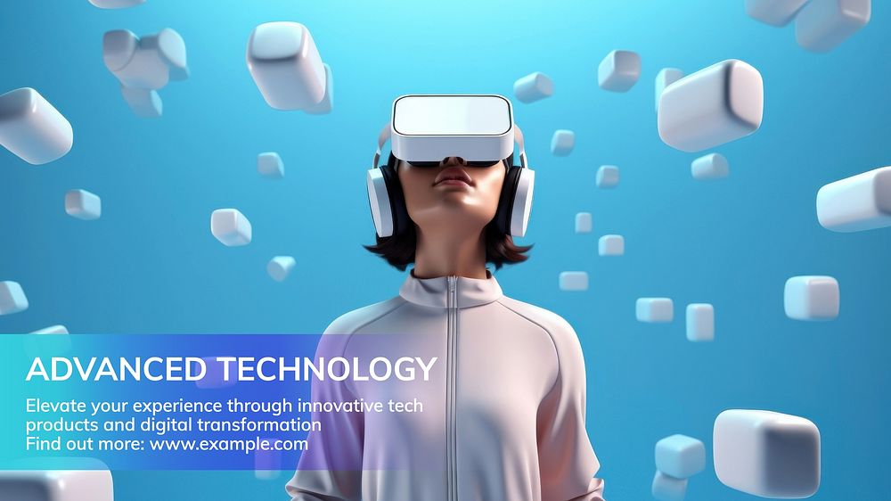 Advanced technology blog banner template | Free Photo - rawpixel