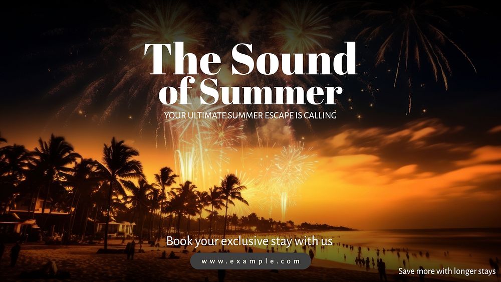 Summer travel blog banner template | Free Photo - rawpixel