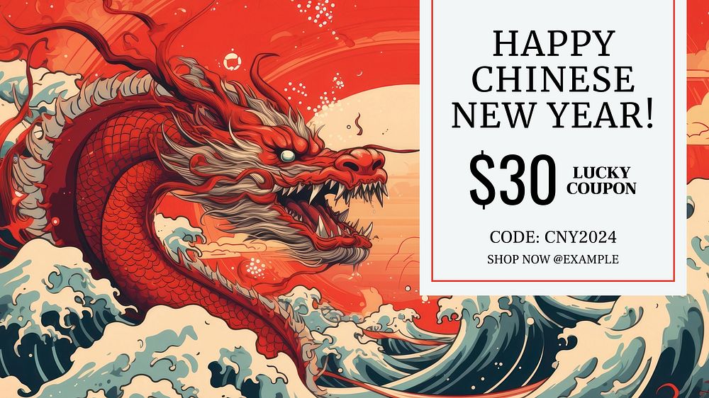 Lucky coupon blog banner template | Free Photo - rawpixel