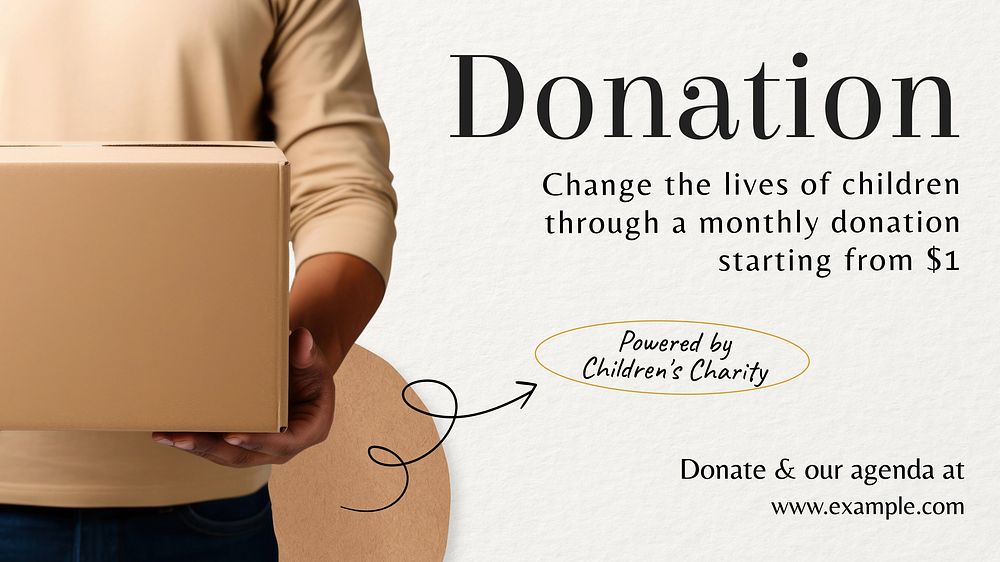 Donation, charity advertisement blog banner | Free Photo - rawpixel