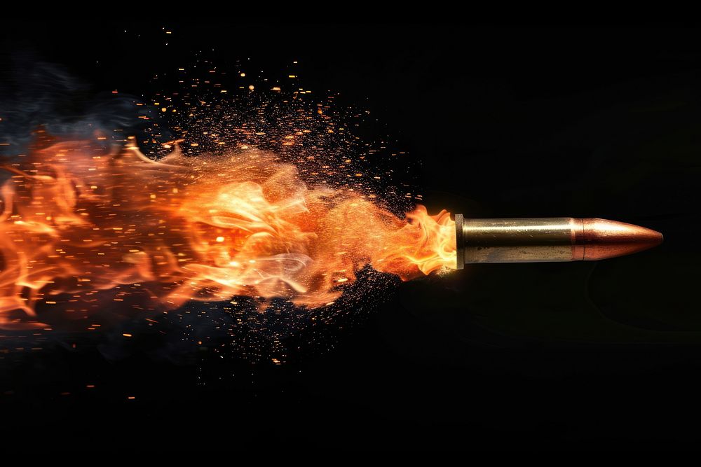 Bullet fire flame ammunition weaponry. | Free Photo - rawpixel