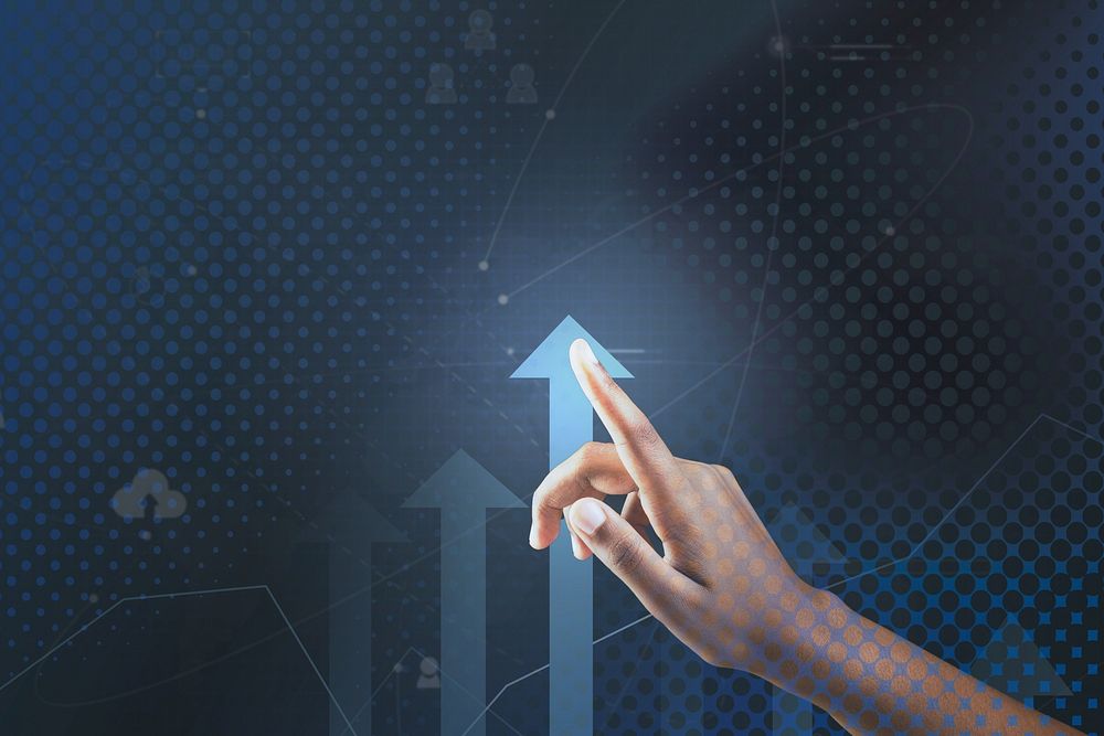 Business person presenting graph presentation | Free Photo Illustration ...