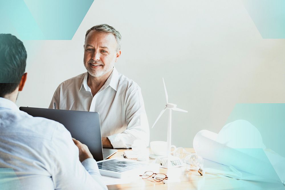 Cheerful eco-friendly engineering team meeting | Free Photo ...