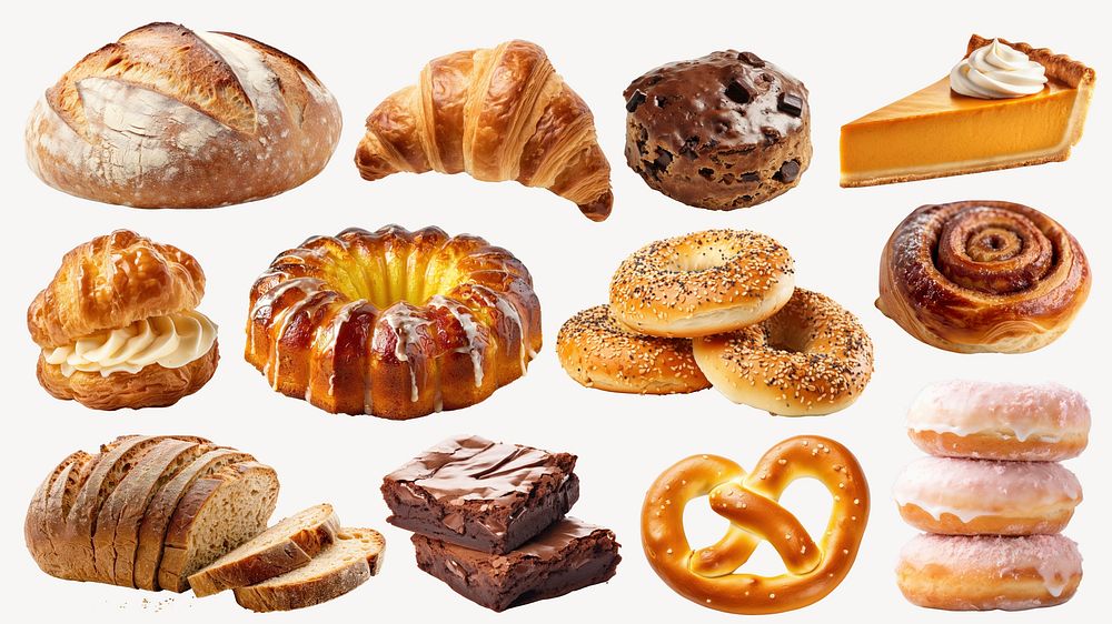 Artisan bakery food element set | Free Photo - rawpixel