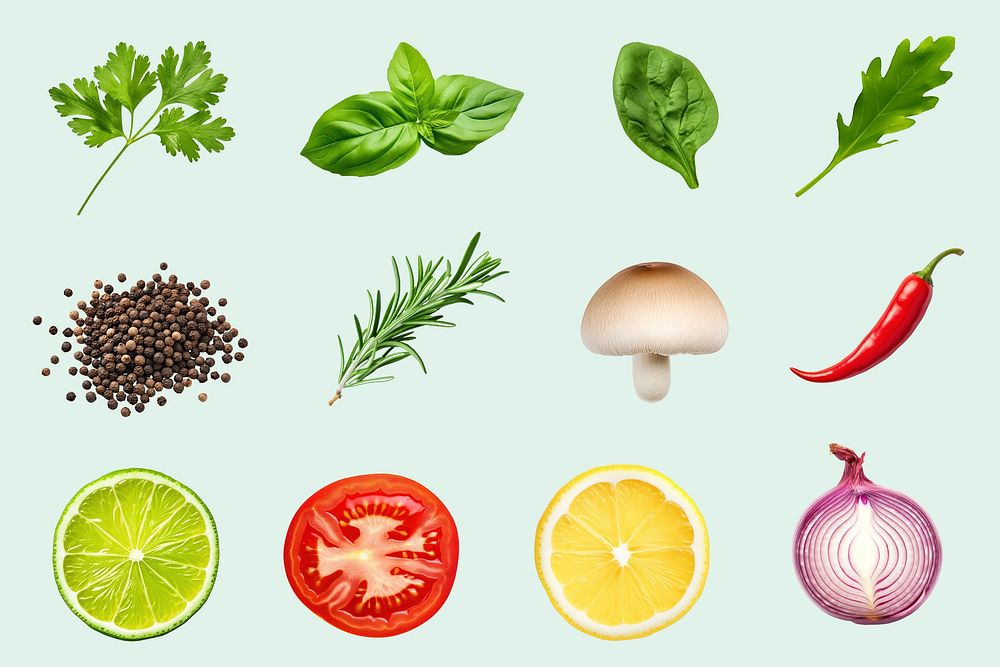 Food ingredients element set | Premium Photo - rawpixel