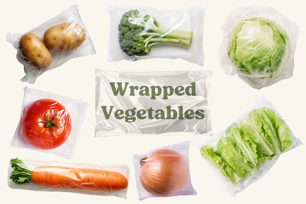 Wrapped vegetable | Premium Photo - rawpixel