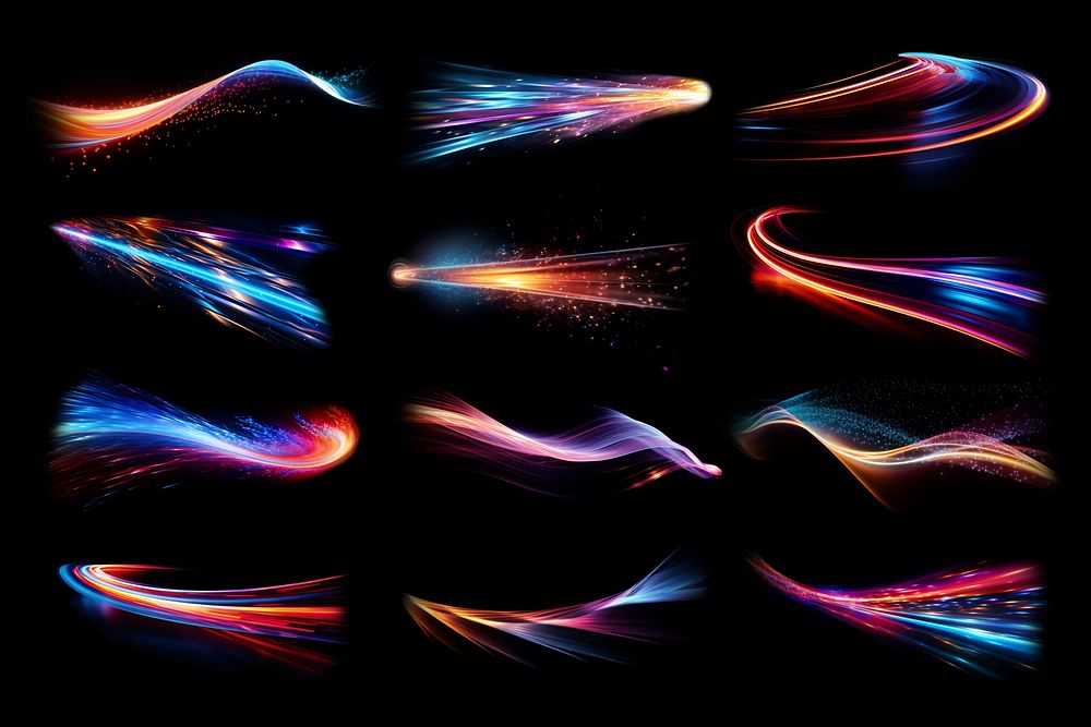 Light streak effect isolated image | Free Photo - rawpixel