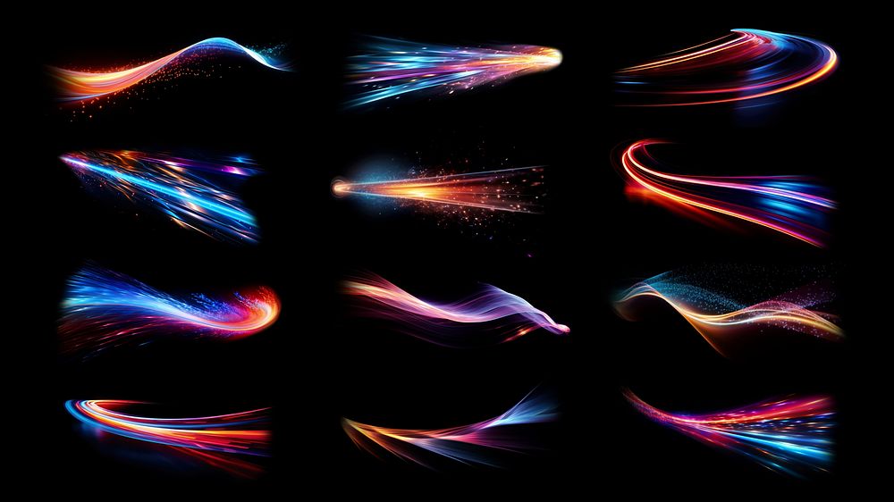 Light streak effect isolated image | Premium Photo - rawpixel