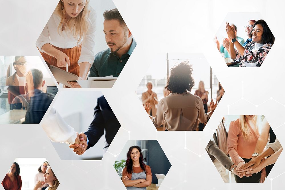 Business networking, photo remix | Free Photo - rawpixel